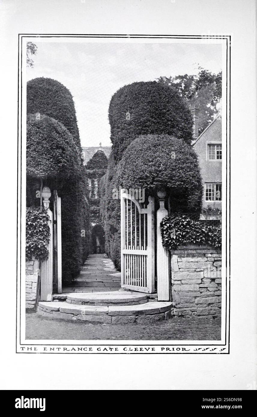Gardens Old and New Vol 1 Cleeve Prior 0008 Stock Photo - Alamy