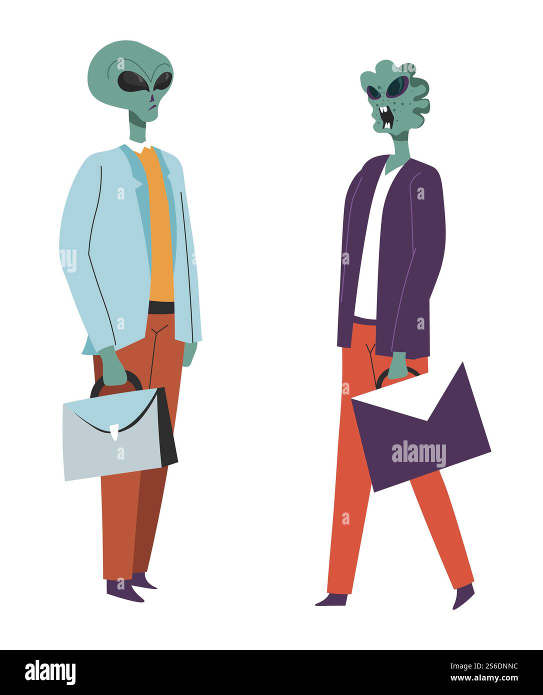 Talking colleague from outer space, representatives of humanoid ...