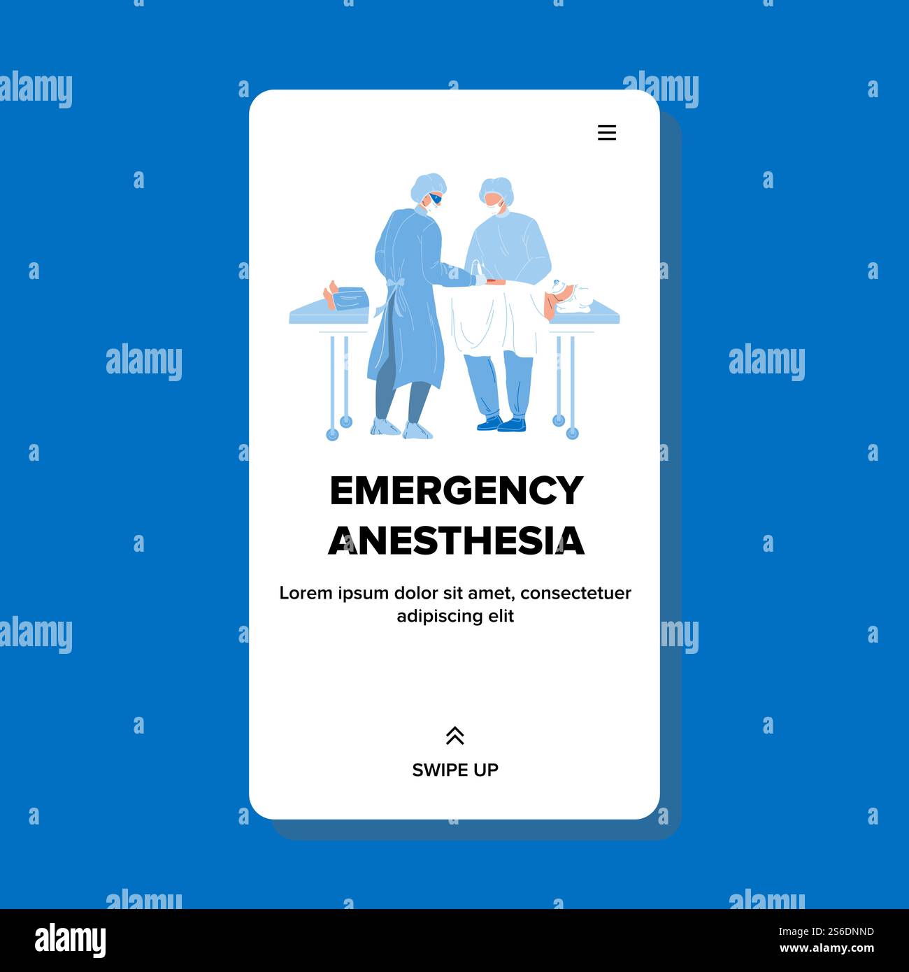 Painless operation Stock Vector Images - Alamy