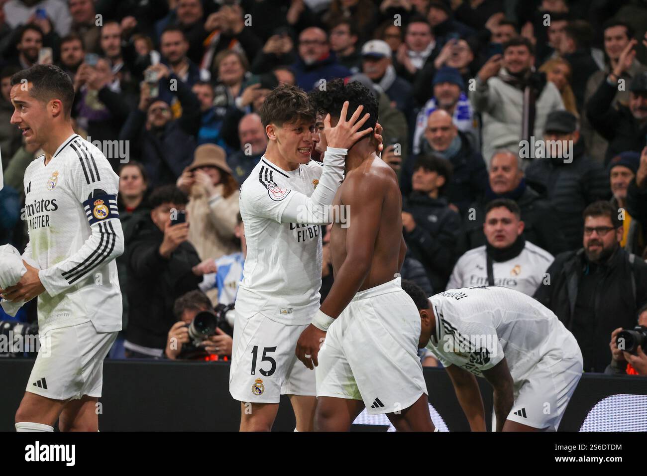 Madrid, Spain. 16th Jan, 2025. Endrick Felipe, Brazilian striker for ...