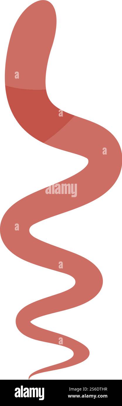 Worm illustration logo vector design Stock Vector Image & Art - Alamy