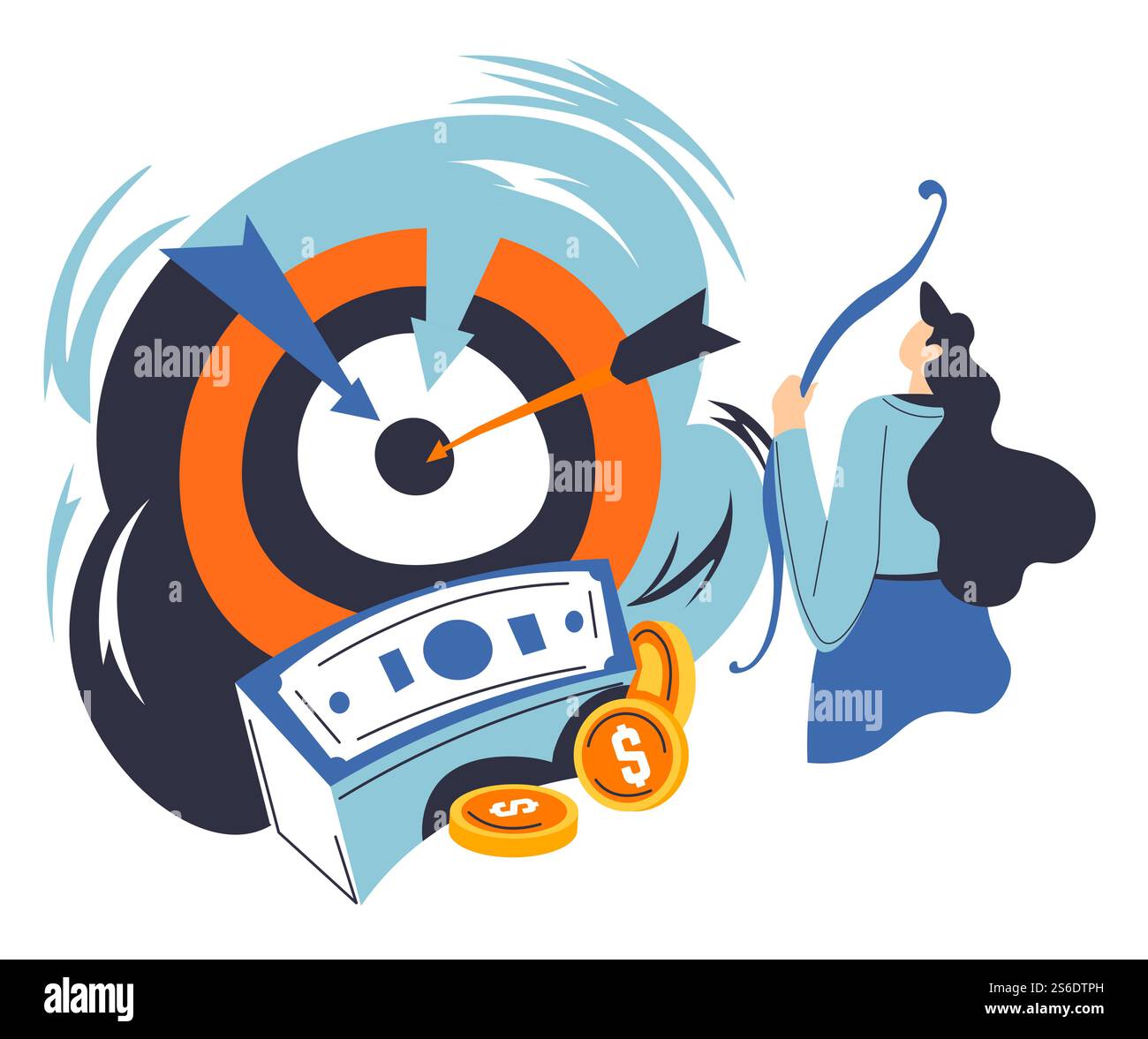 Aims arrows Stock Vector Images - Alamy