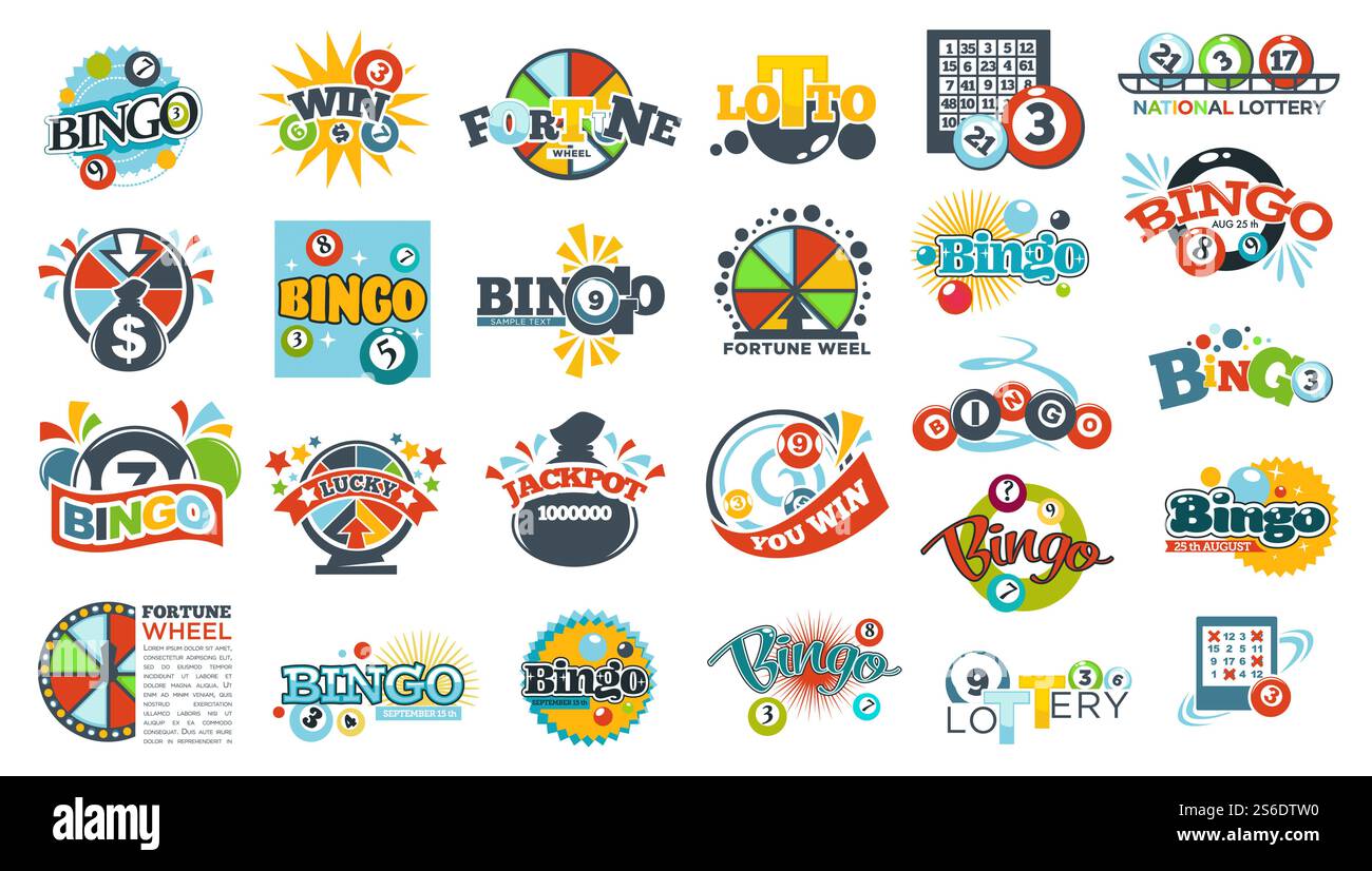 Loto balls Stock Vector Images - Alamy