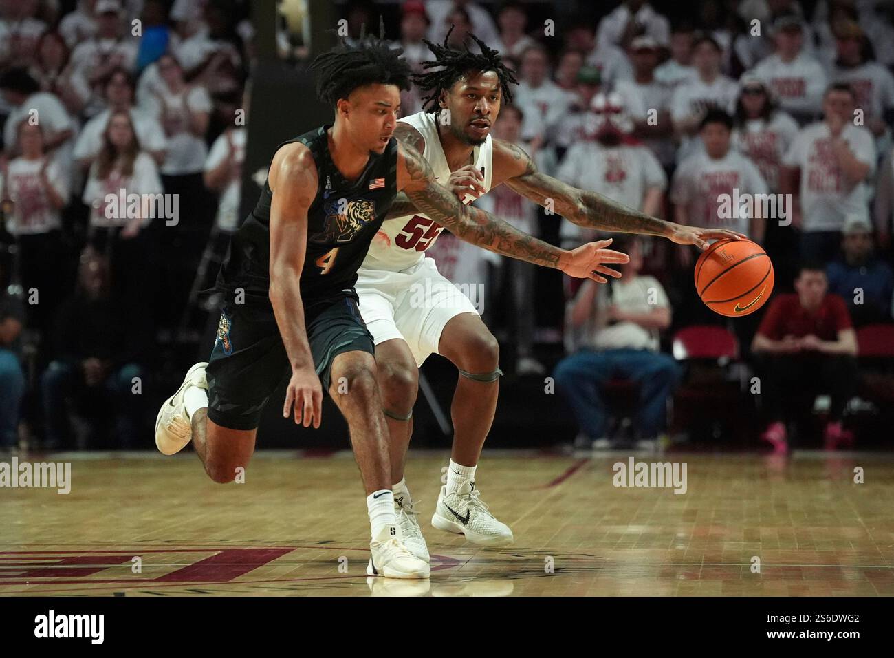 Temple's Shane Dezonie, right, tries to get past Memphis' PJ Haggerty ...