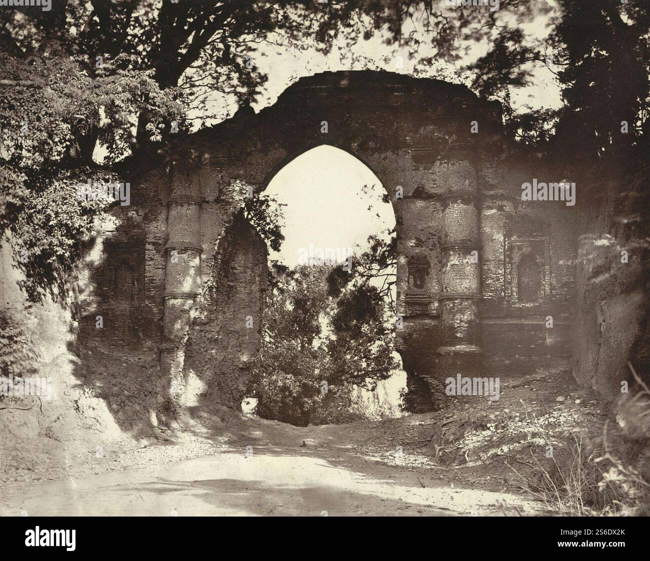 Gaur Kotwali Gate by Ravenshaw 1860 Stock Photo - Alamy