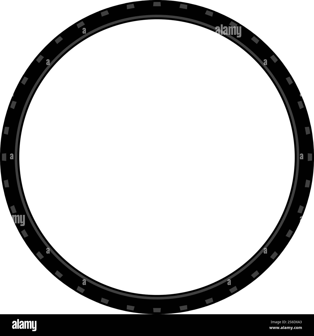 Bike Tyre Icon. Editable Outline With Color Fill Design. Vector ...