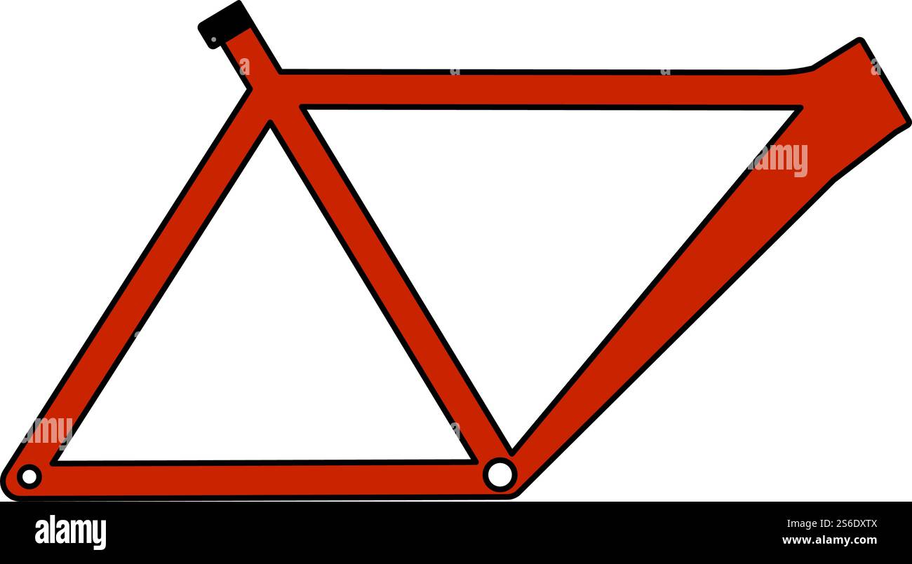 Bike Frame Icon. Editable Outline With Color Fill Design. Vector ...