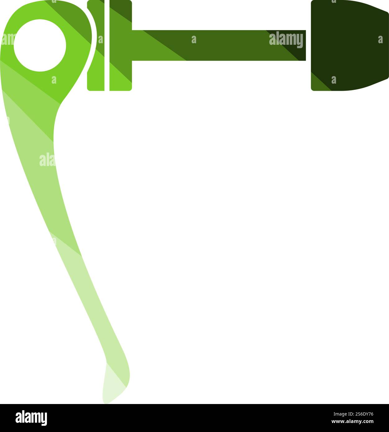 Bike Quick Release Icon. Flat Color Ladder Design. Vector Illustration ...