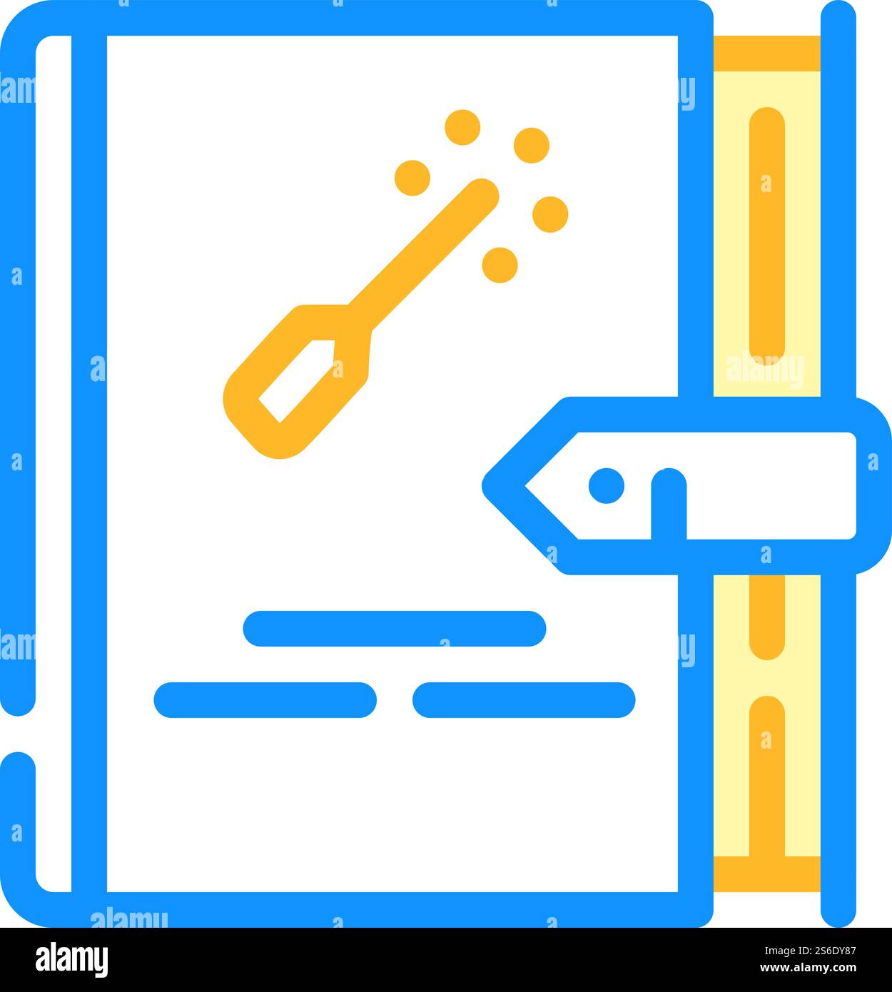 book magical literature color icon vector. book magical literature sign ...