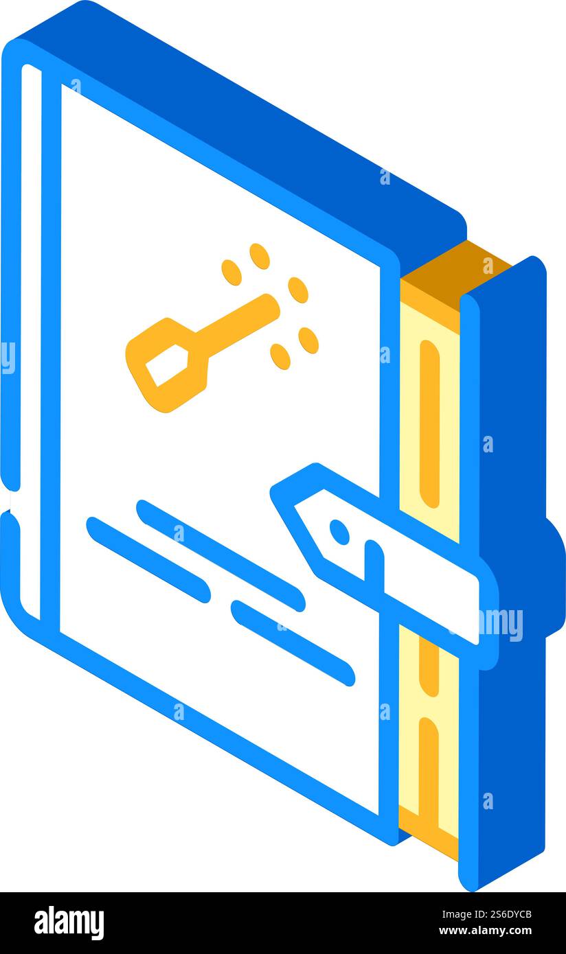 book magical literature isometric icon vector. book magical literature ...