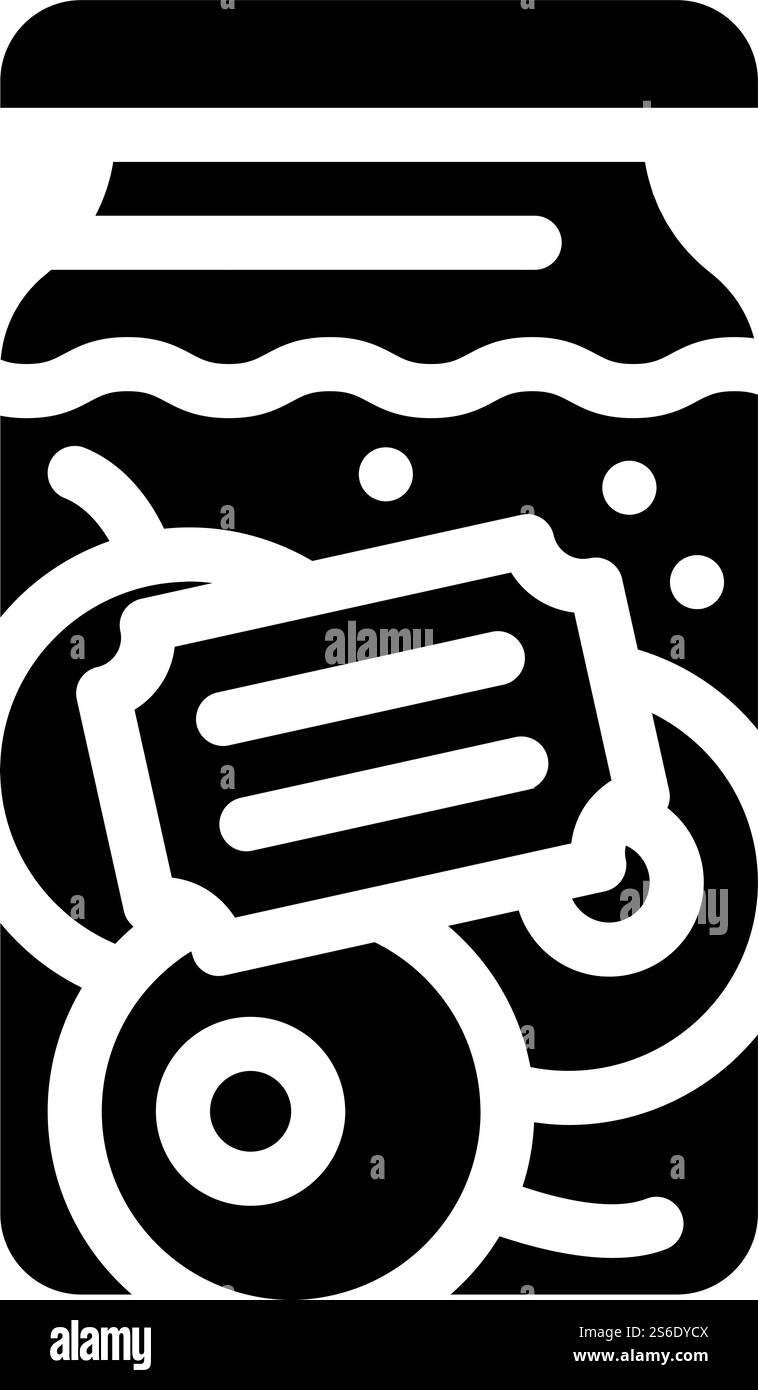 Preserved eyes glyph icon Stock Vector Images - Alamy