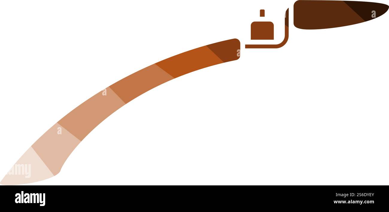 Bike Fender Icon. Flat Color Ladder Design. Vector Illustration Stock ...