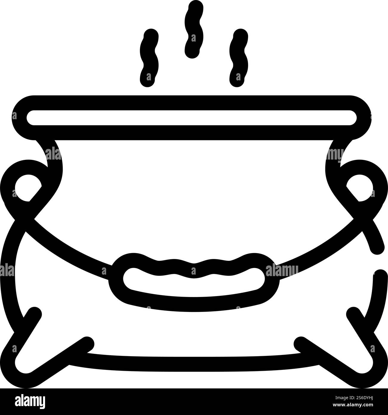 boiling potion in tank line icon vector. boiling potion in tank sign ...
