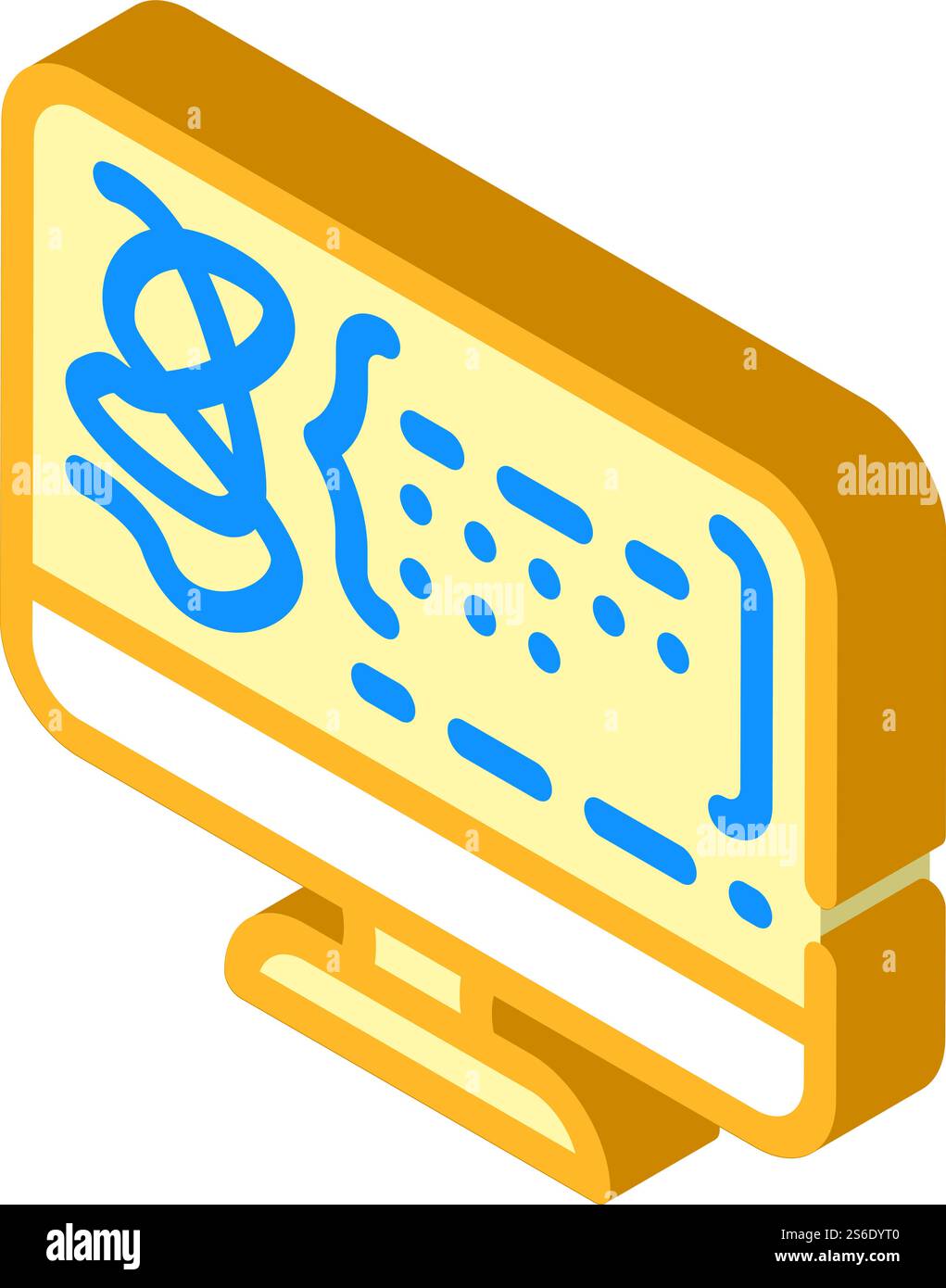 decoding protein molecule isometric icon vector. decoding protein ...