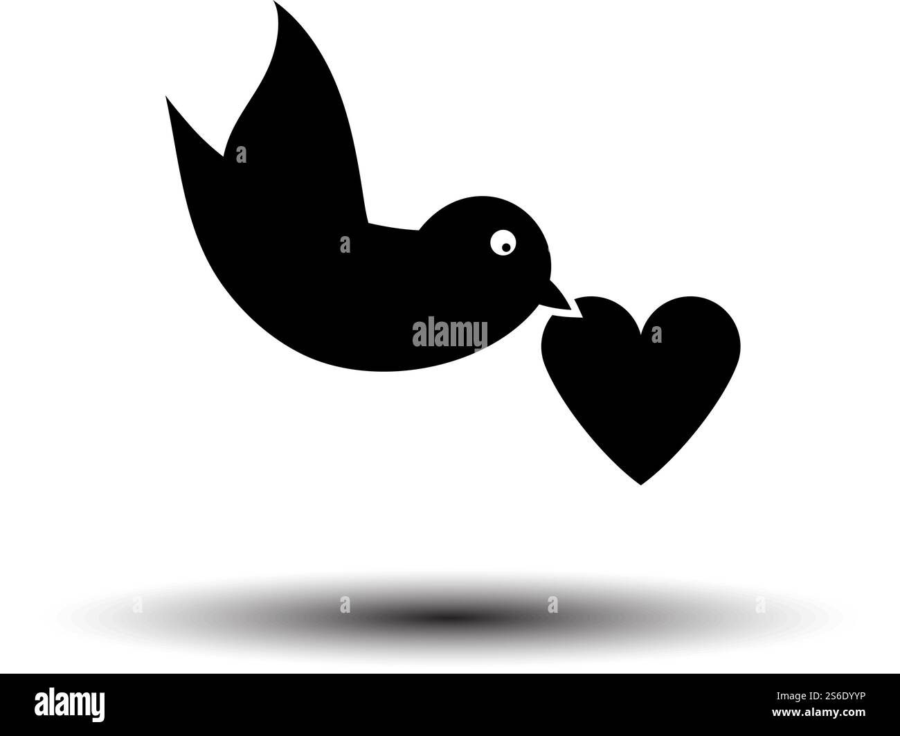 Wedding dove icon on Cut Out Stock Images & Pictures - Alamy