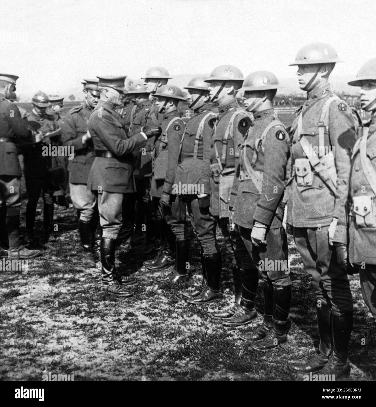 Pershing decorating soldiers hi-res stock photography and images - Alamy
