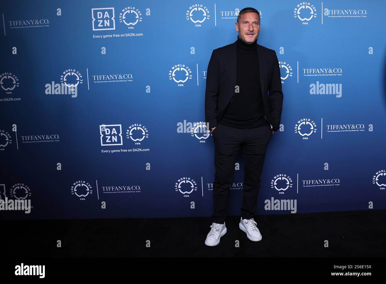 Soccer player Francesco Totti arrives at the FIFA Club World Cup 2025 ...