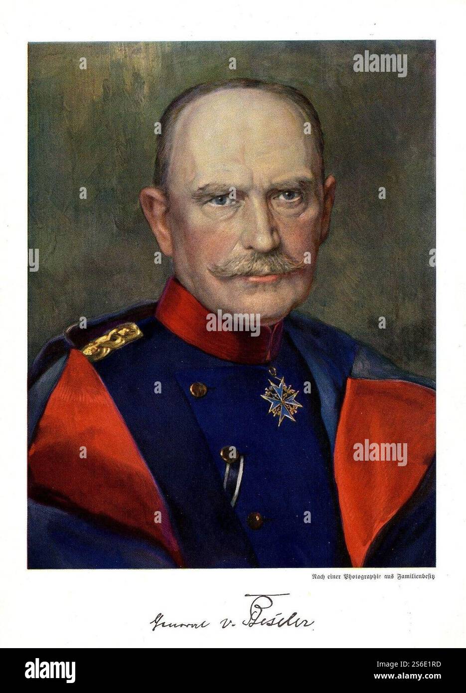 General Hans von Beseler (Conqueror of Antwerp Stock Photo - Alamy