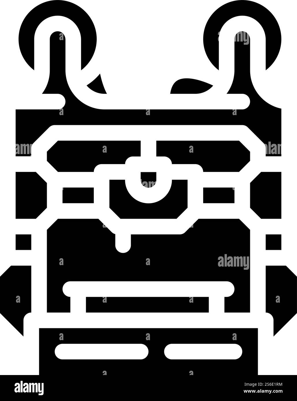 double extruder 3d printer glyph icon vector. double extruder 3d ...