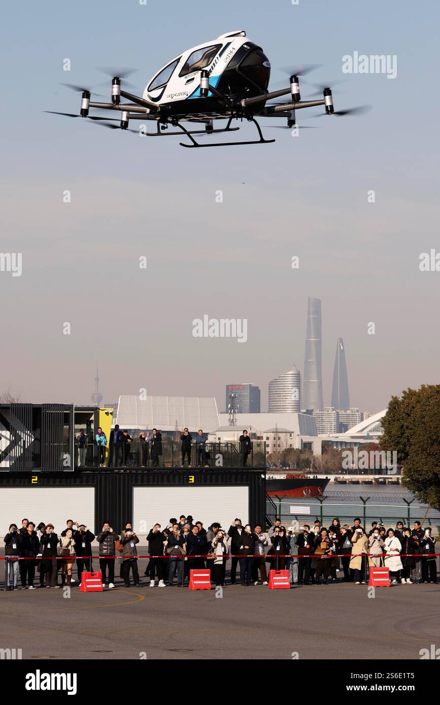 Shanghai,China.16th January 2025. EHang's EH216-S Pilotless electric ...