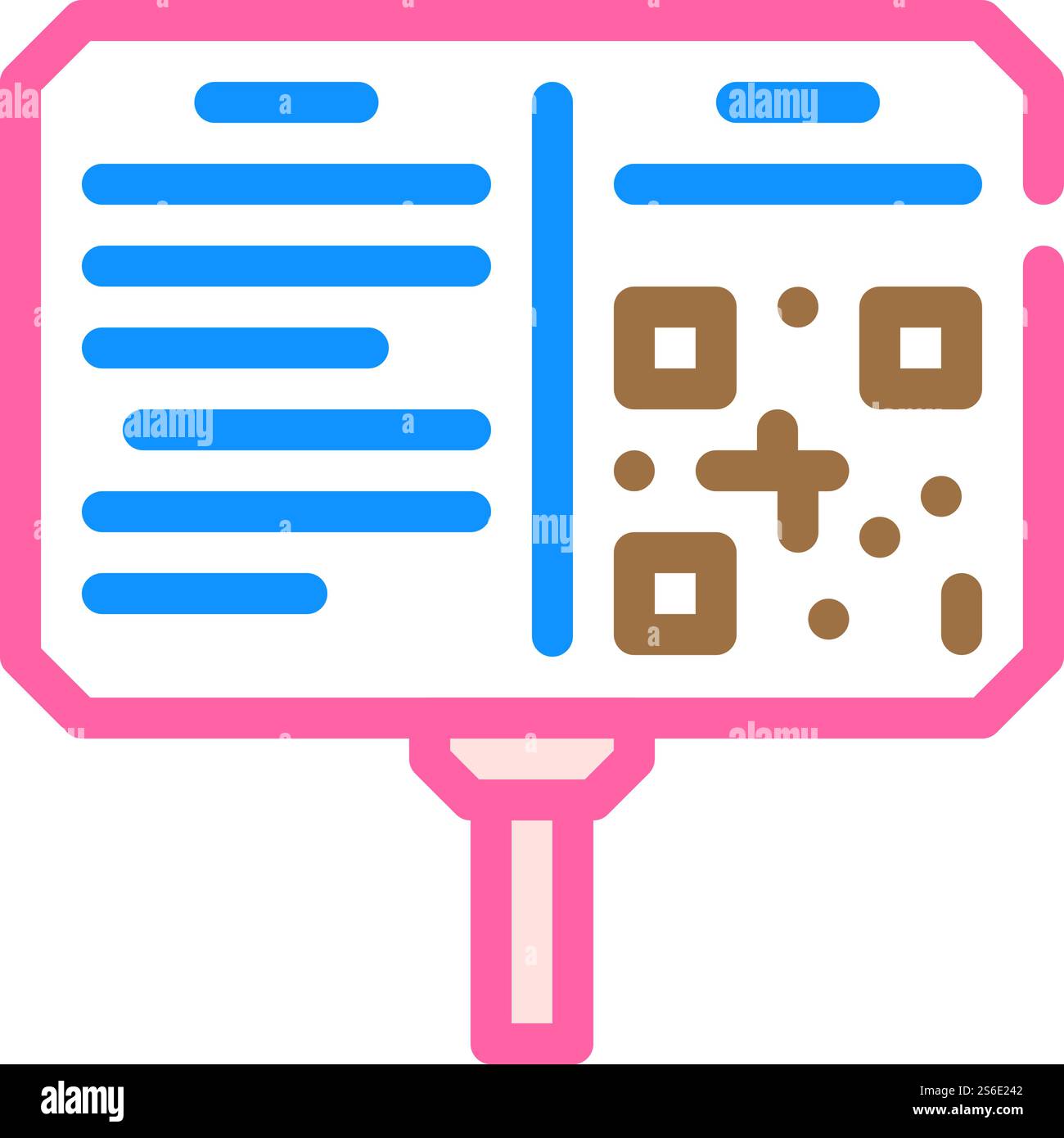 annotation plate museum exhibit color icon vector. annotation plate ...