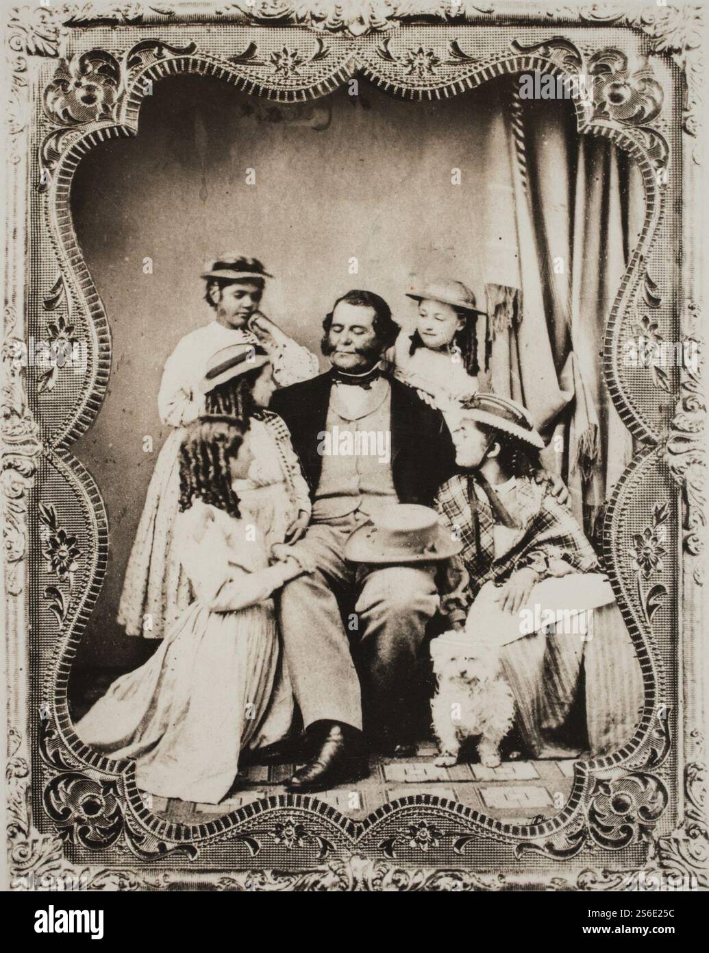 General Vallejo with his daughters Maria Luisa and Maria Ignacia and ...