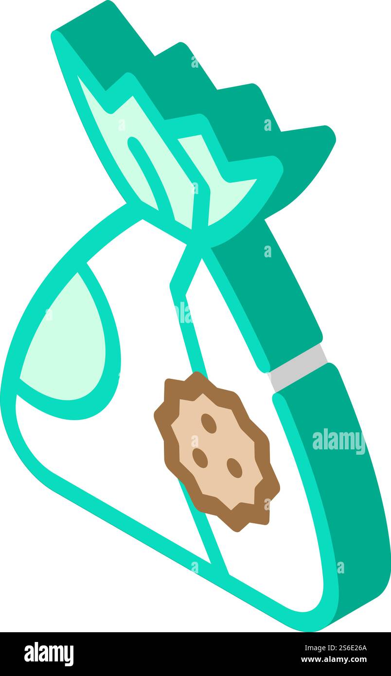 chocolate candy allergy isometric icon vector. chocolate candy allergy ...