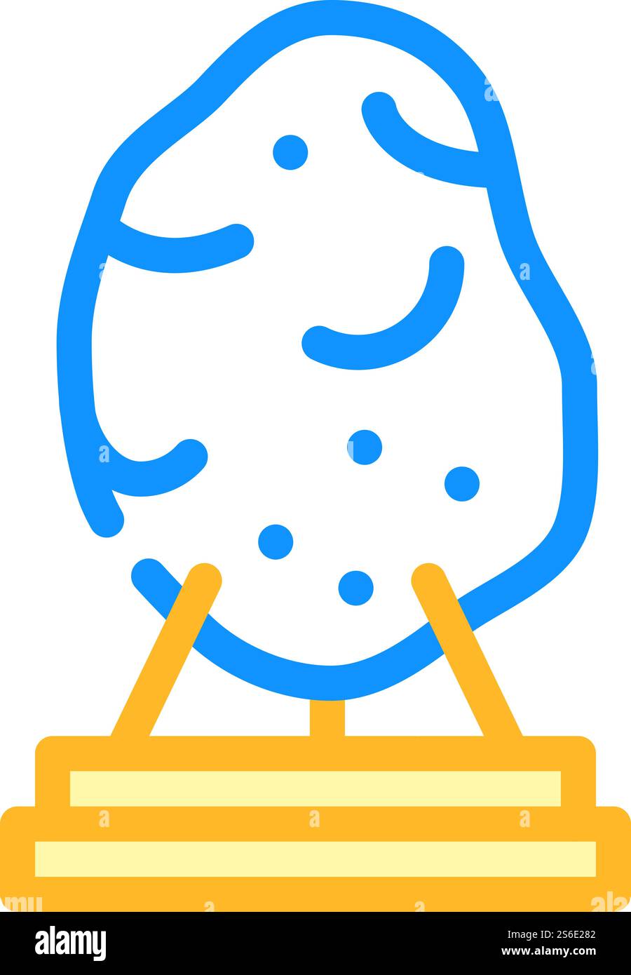 meteorite museum exhibit color icon vector. meteorite museum exhibit ...