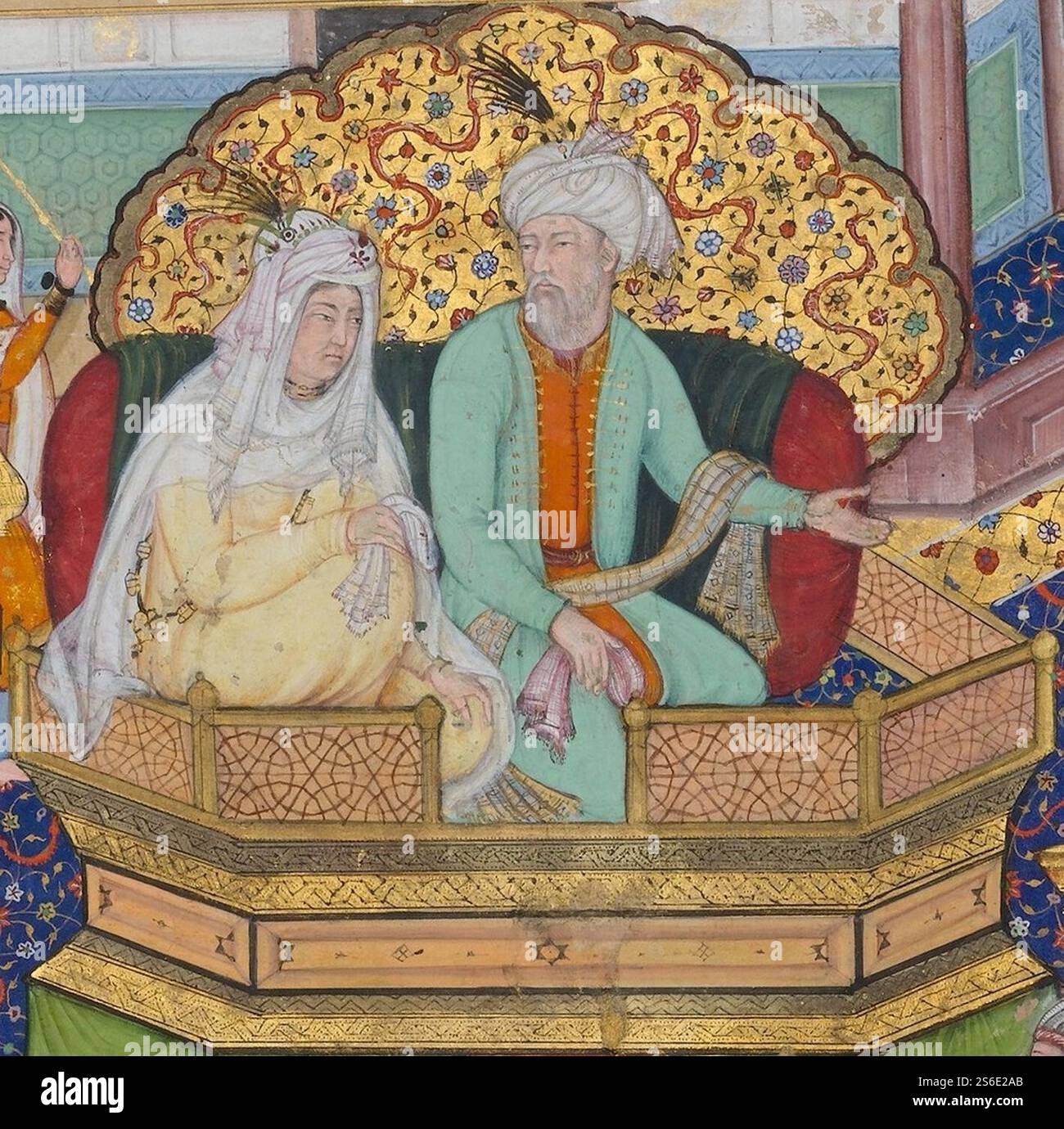 Genghis Khan and Börte Stock Photo - Alamy