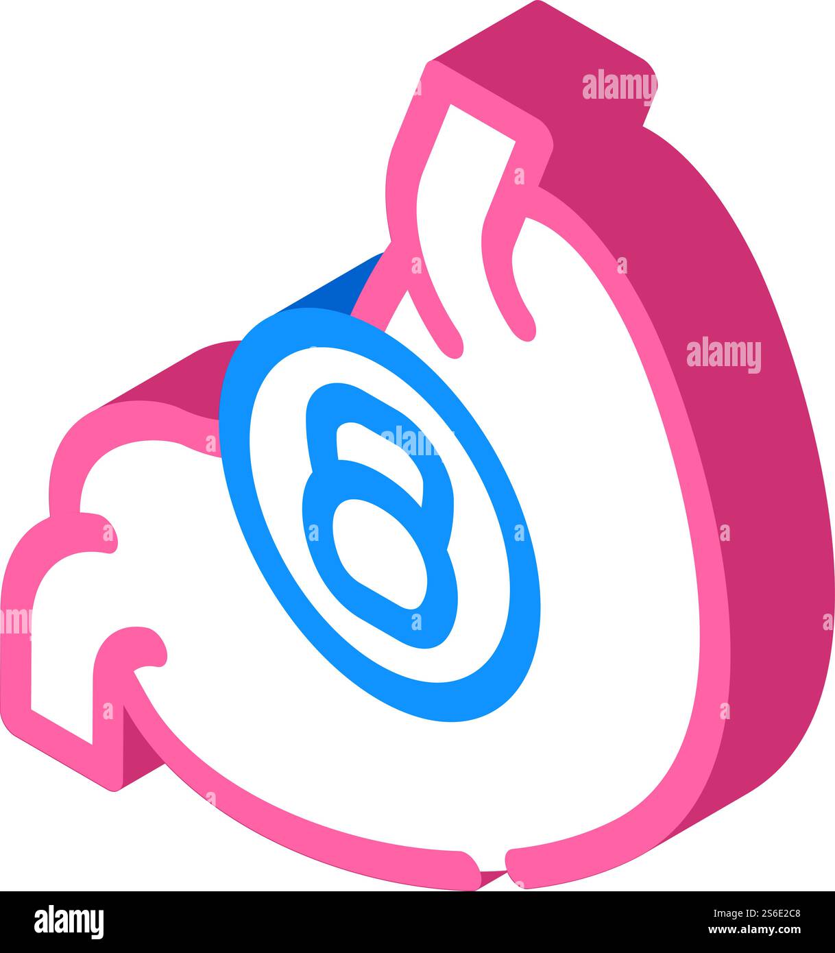 stomach dull or severe ache isometric icon vector. stomach dull or ...