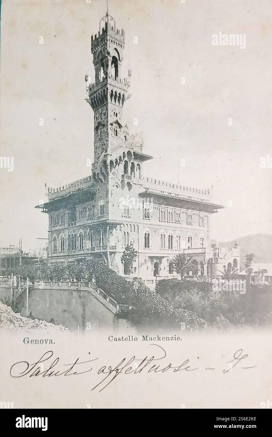 Genova - Castello Mackenzie (1901 Stock Photo - Alamy