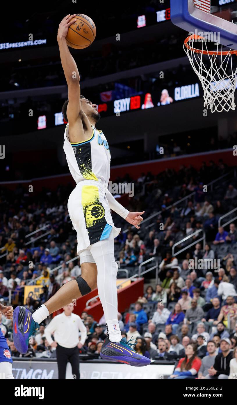 Indiana Pacers guard Tyrese Haliburton goes up to dunk against the ...