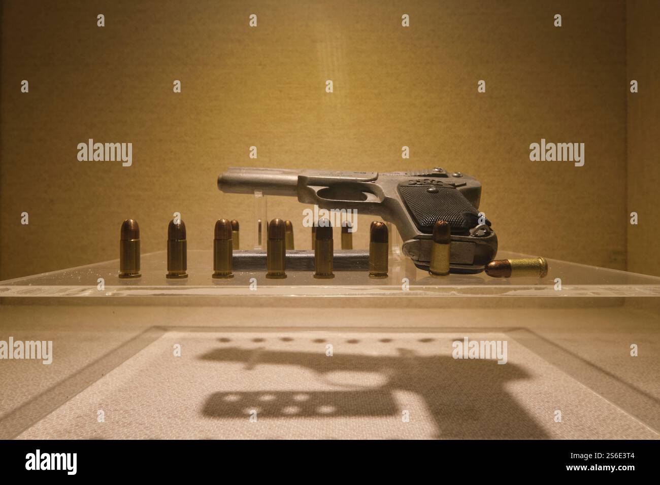 The gun, pistol used by Ahn Jung-geun in shooting, killing Ito Hirobumi ...