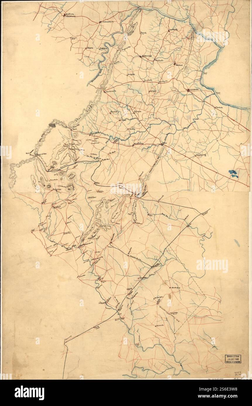[Preliminary map of northern Virginia embracing portions of Loudoun ...