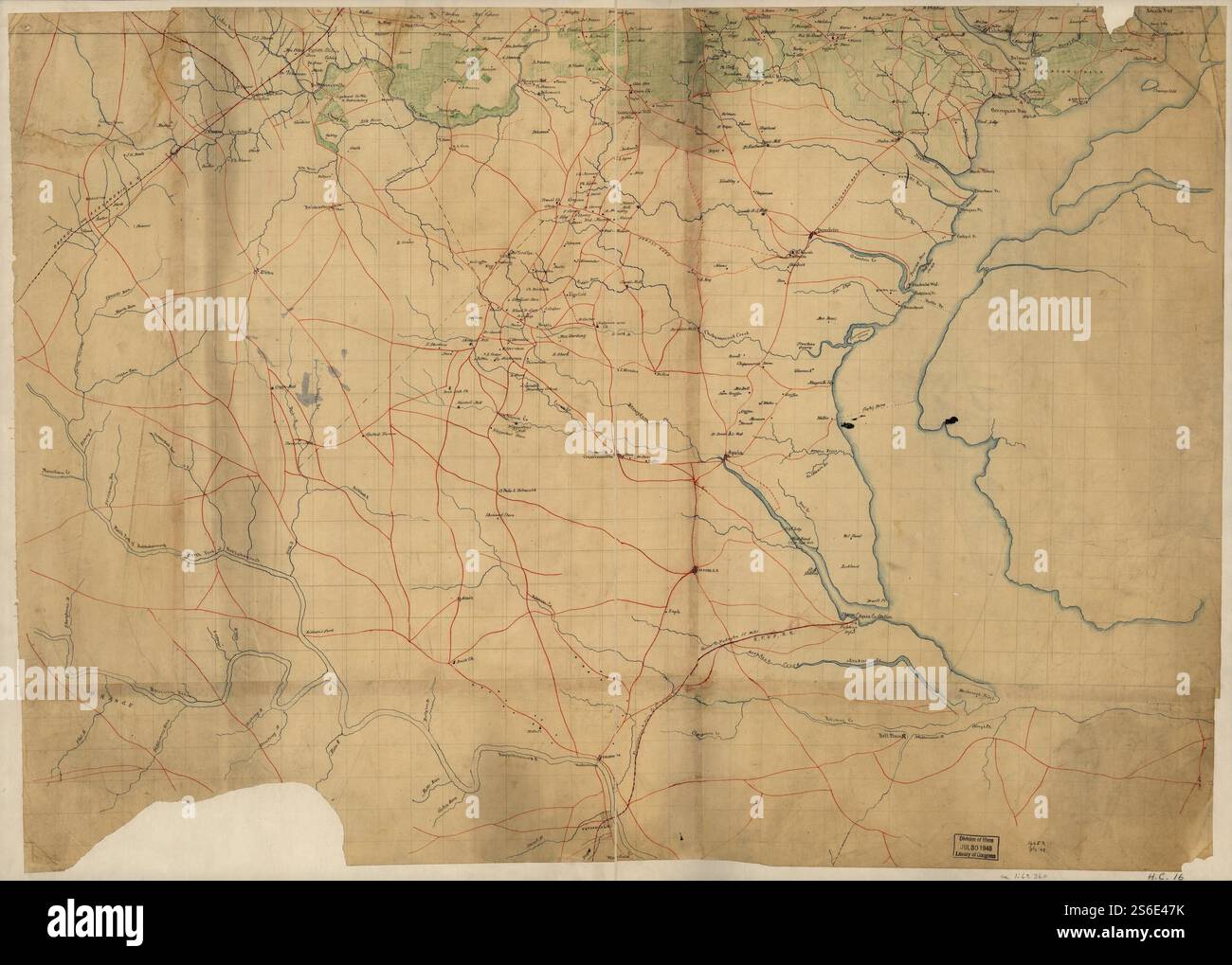 [Preliminary map of northeastern Virginia embracing portions of Prince ...