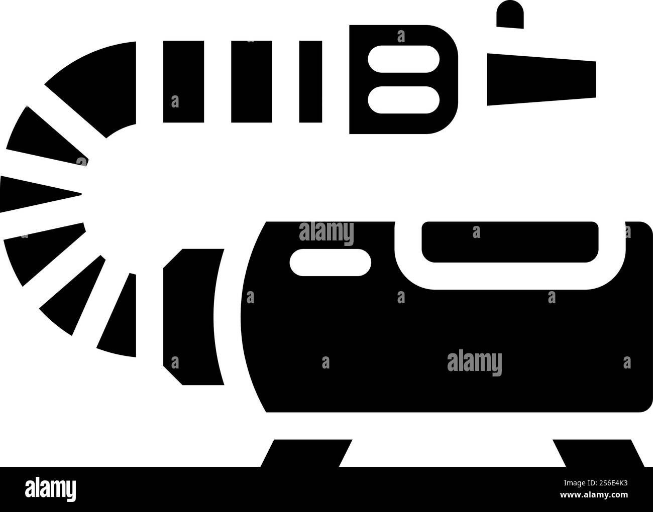 vacuum groomer glyph icon vector. vacuum groomer sign. isolated contour ...