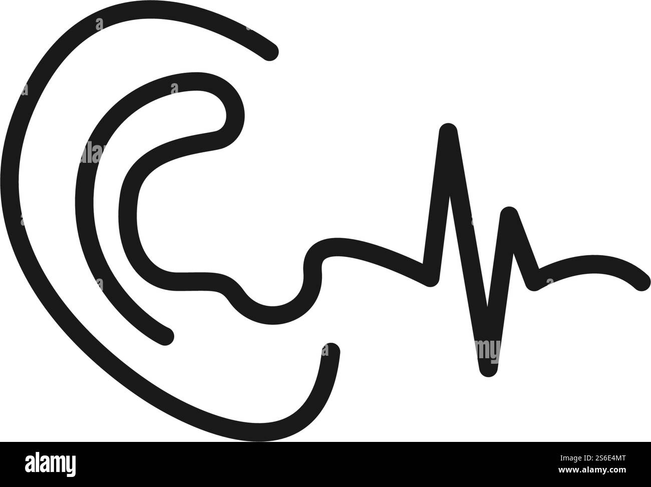 Hearing logo template vector flat design Stock Vector Image & Art - Alamy