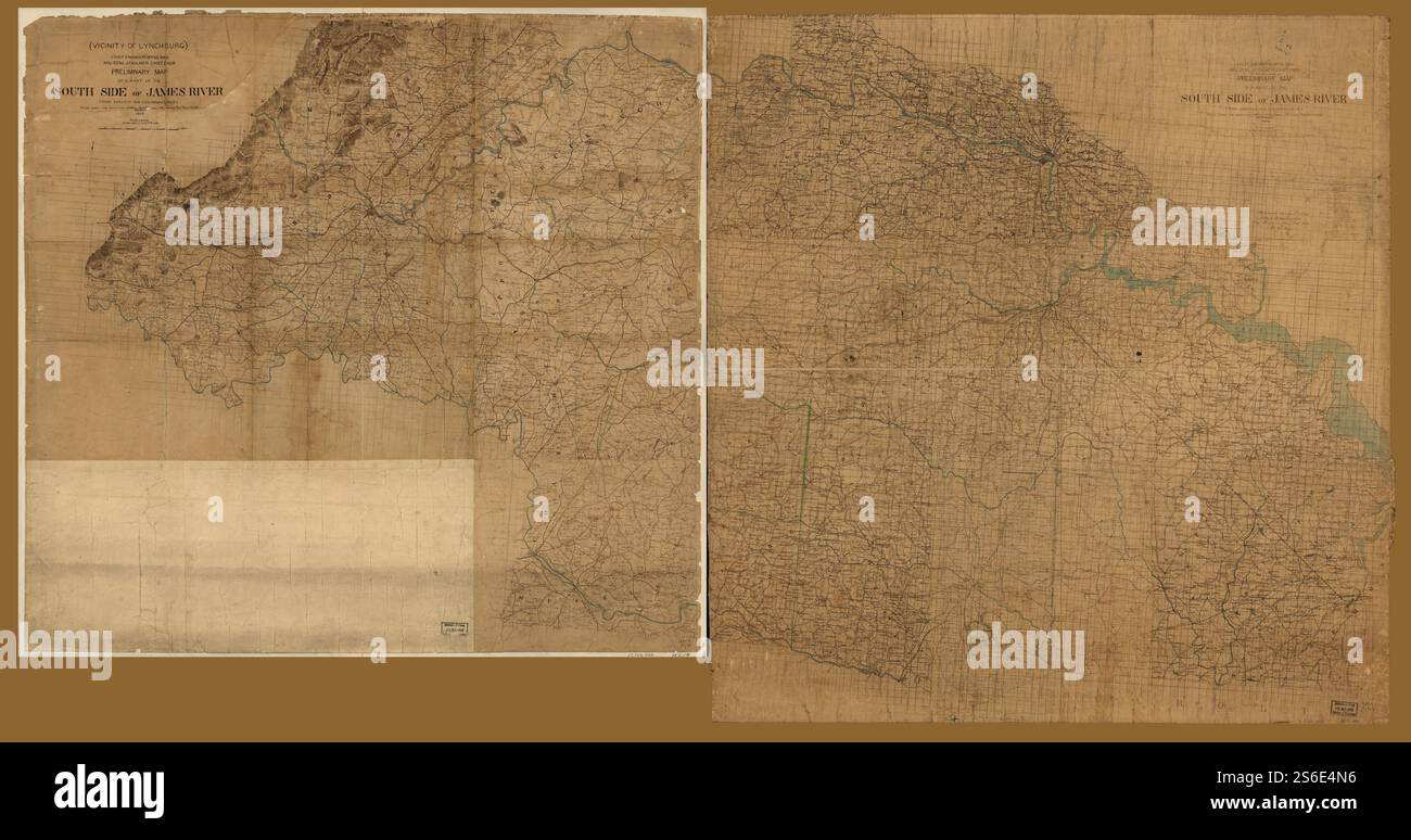 Preliminary map of a part of the south side of James River : from ...