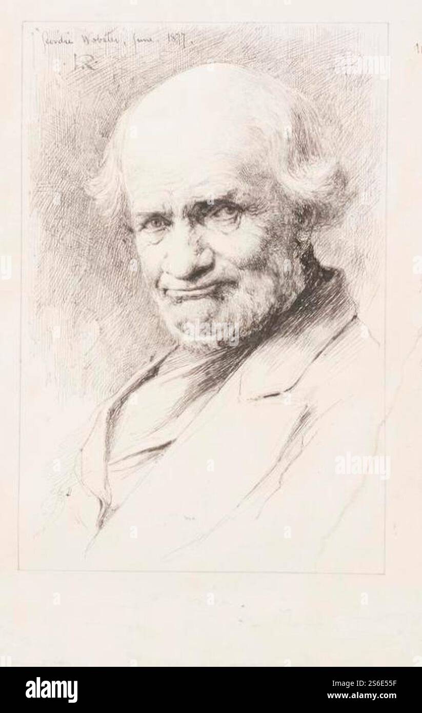 Geordie Webster - Illustration to Johnny Gibb of Gushetneuk by William ...