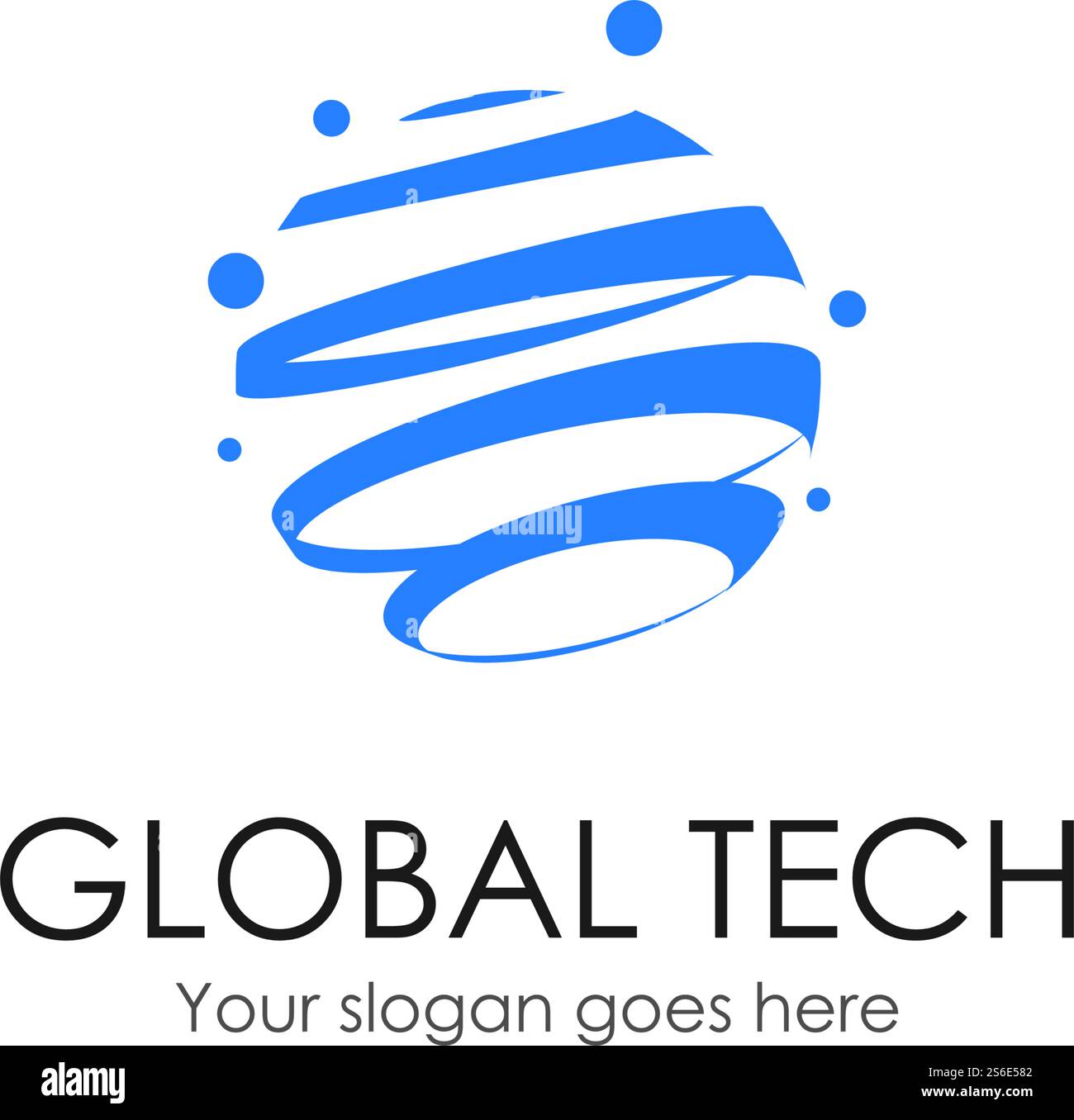 Global technology logo vector template Stock Vector Image & Art - Alamy