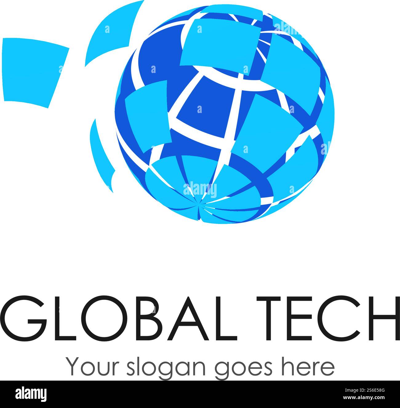 Global technology logo vector template Stock Vector Image & Art - Alamy