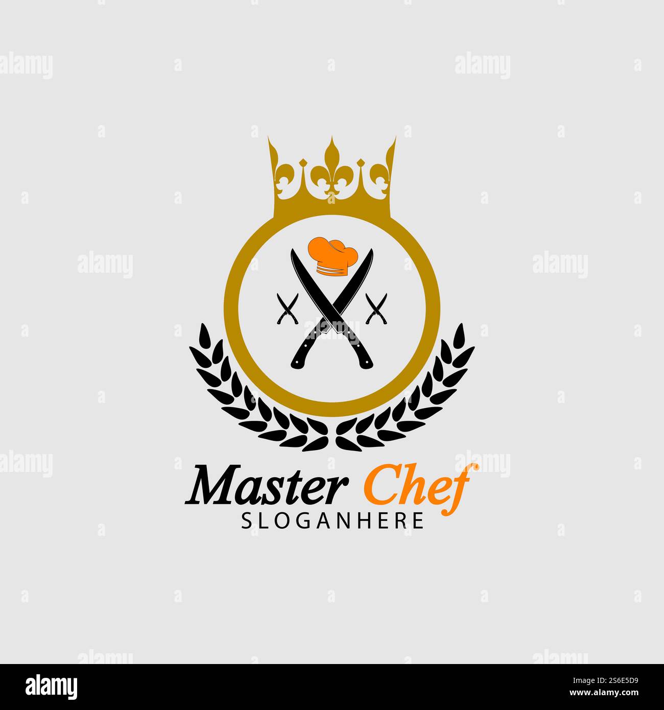 Master Chef Logo Design Vector Illustration Stock Vector Image & Art ...