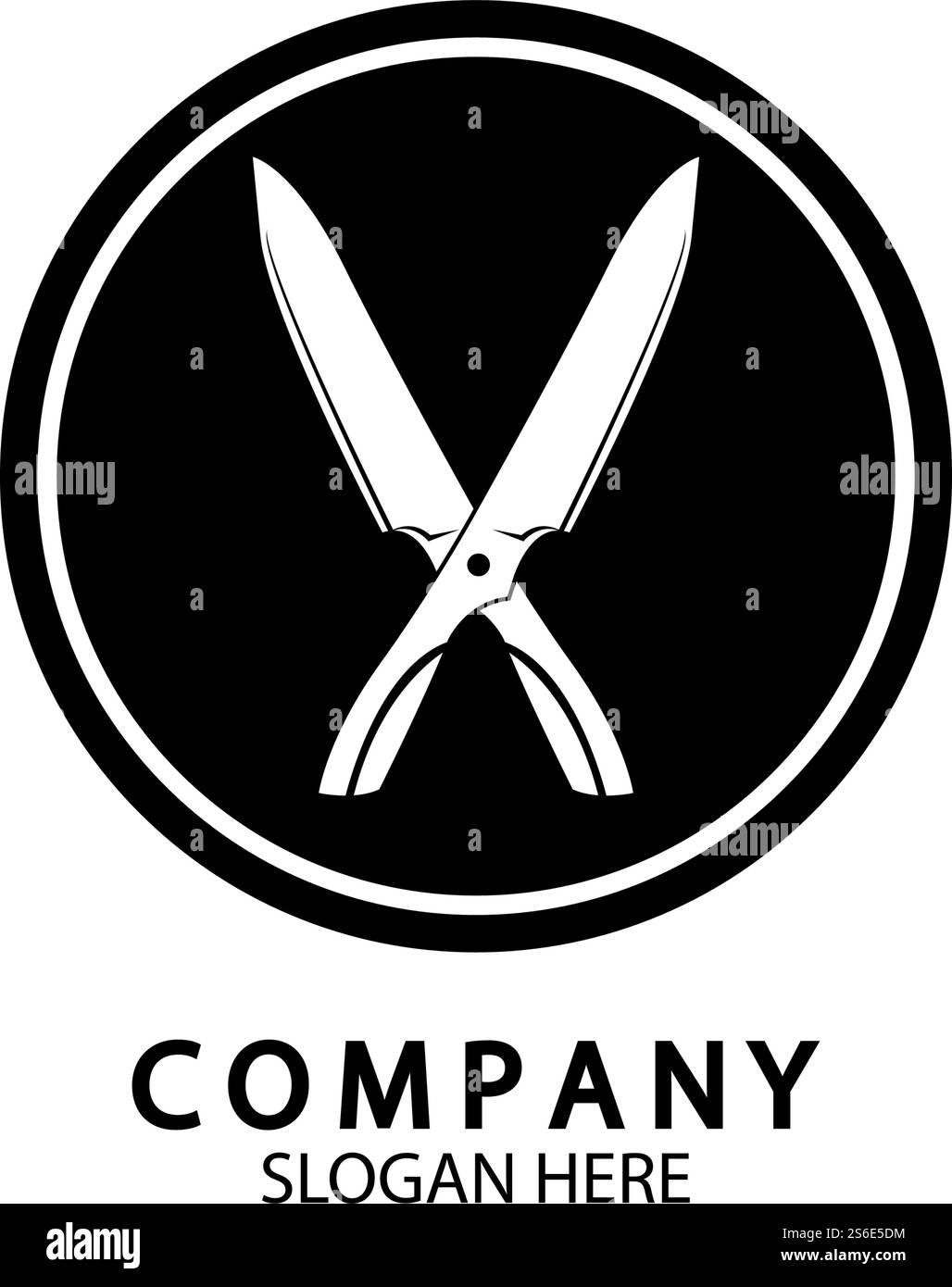 The crossed knives icon. Knife and chef, kitchen symbol. Flat ...
