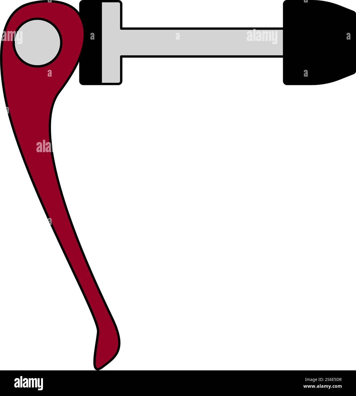 Bike Quick Release Icon. Editable Outline With Color Fill Design ...