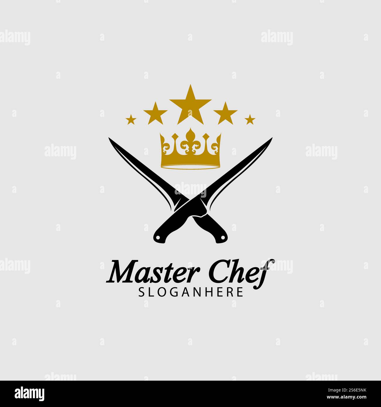 Master Chef Logo Design Vector Illustration Stock Vector Image & Art ...