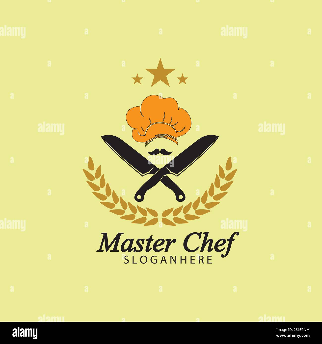 Master Chef Logo Design Vector Illustration Stock Vector Image & Art ...