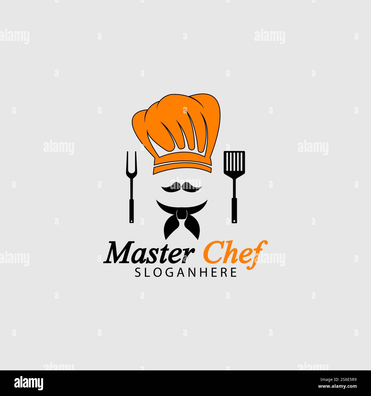 Master Chef Logo Design Vector Illustration Stock Vector Image & Art ...