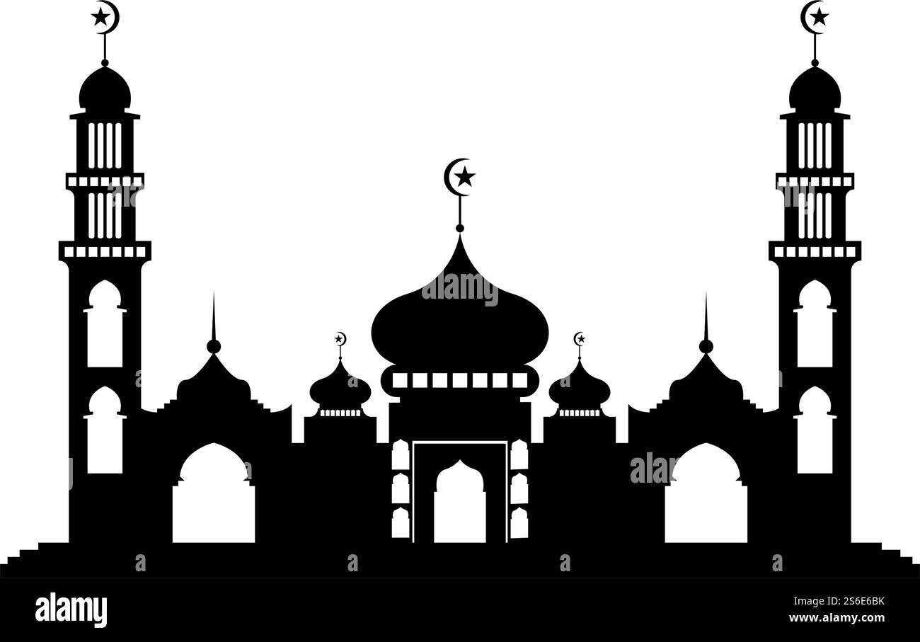 Mosque icon vector Illustration design template Stock Vector Image ...