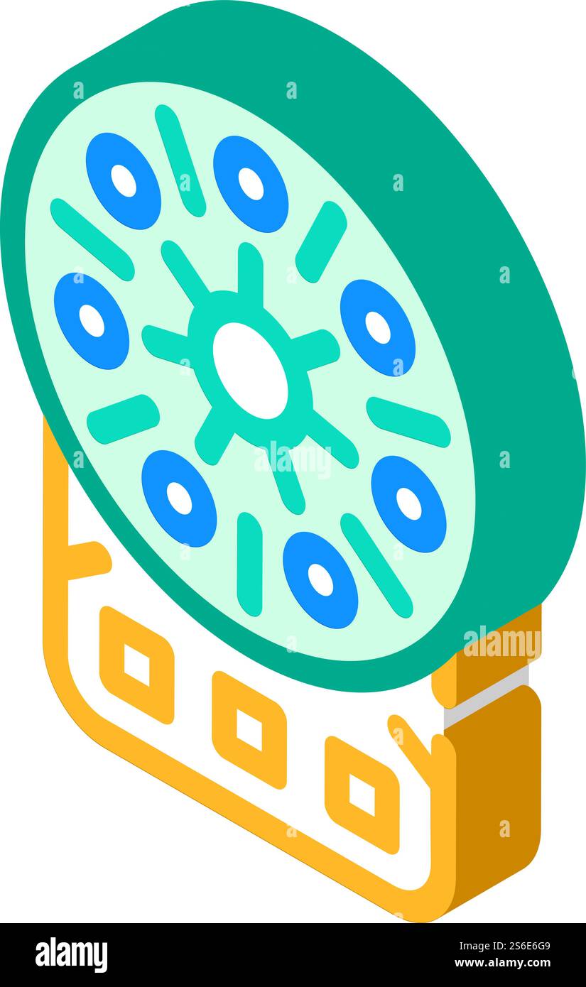 centrifuge laboratory equipment isometric icon vector. centrifuge ...