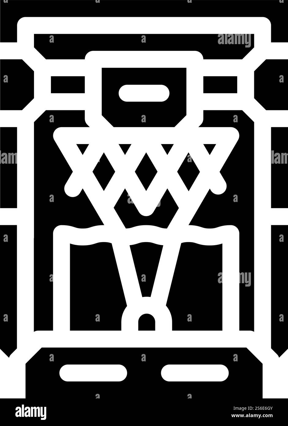 based on stereolithography 3d printer glyph icon vector. based on ...